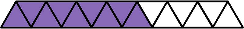 Violet Triangles Fraction 9:15 - Free vector clipart images on ...