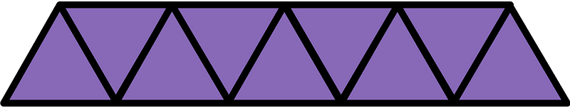 Violet Triangles Fraction 9:9 - Free vector clipart images on creazilla.com