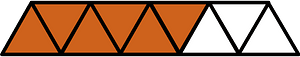 Orange-Brown Triangles Fraction 6:9 - Free vector clipart images on ...