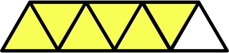 Yellow Triangles Fraction 6:7 clipart. Free download transparent .PNG ...