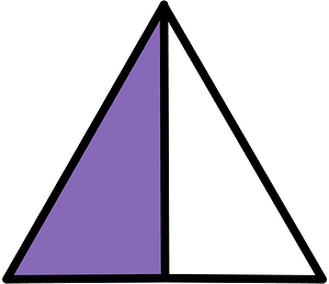 Violet Triangle Fraction 1:1 clipart. Free download transparent .PNG ...