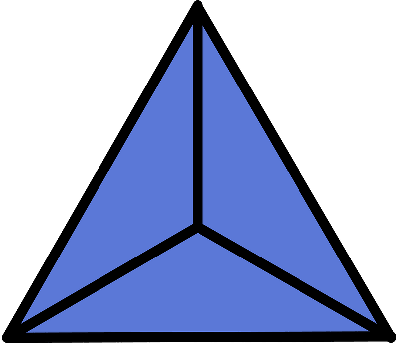 Ultramarine Triangle Fraction 3:3 - Free vector clipart images on ...