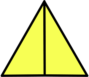 Yellow Triangle Fraction 2:3 clipart. Free download transparent .PNG ...