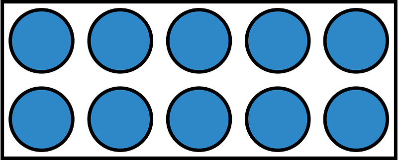 Blue Rekenrek Counting 10:10 clipart. Free download transparent .PNG ...