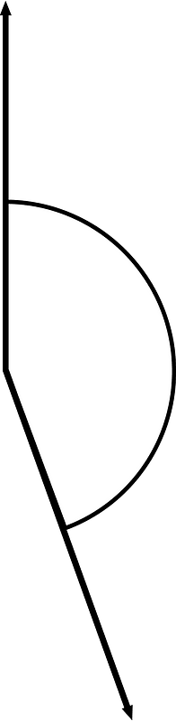 160 Degree angle - Free vector clipart images on creazilla.com