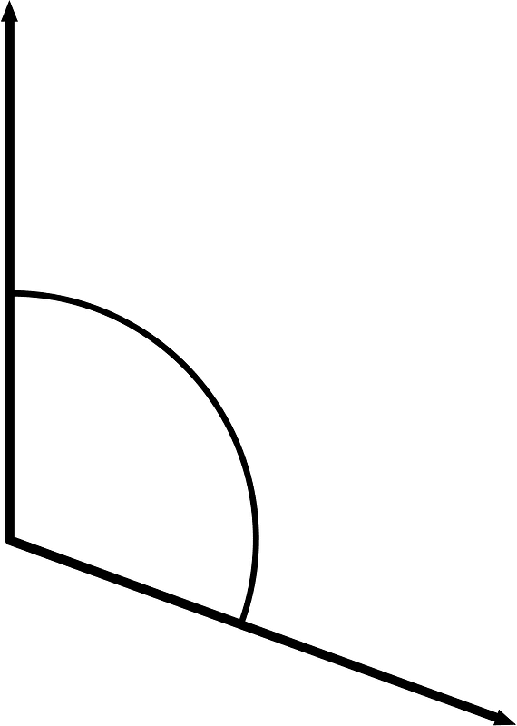 110 Degree angle - Free vector clipart images on creazilla.com