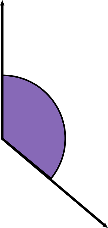 130 Degree angle (Violet) - Free vector clipart images on creazilla.com