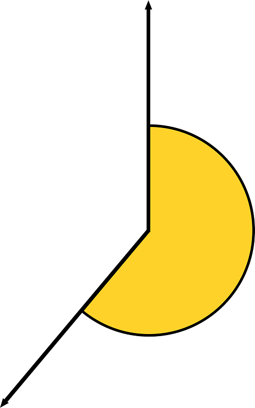 220 Degree angle (Yellow-Amber) clipart. Free download transparent .PNG ...