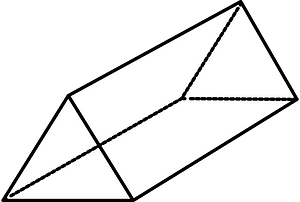White Triangular prism clipart. Free download transparent .PNG | Creazilla