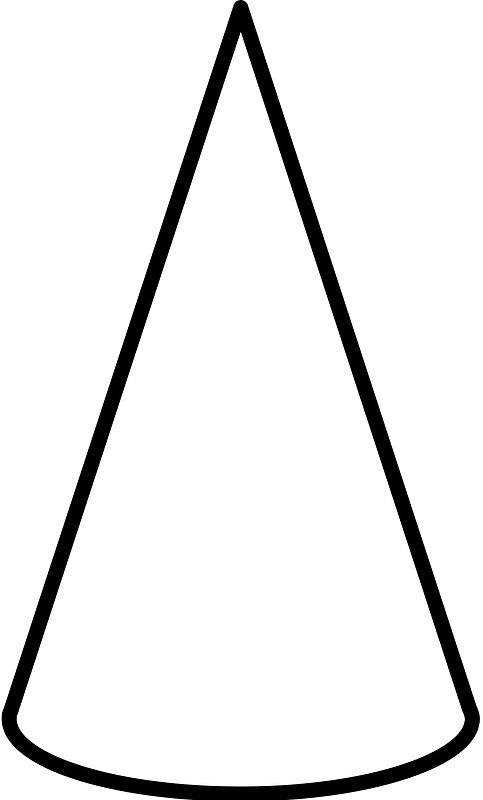 White Cone clipart. Free download transparent .PNG | Creazilla