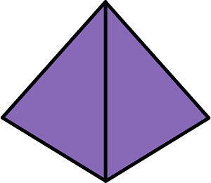 Violet Square Based Pyramid clipart. Free download transparent .PNG ...
