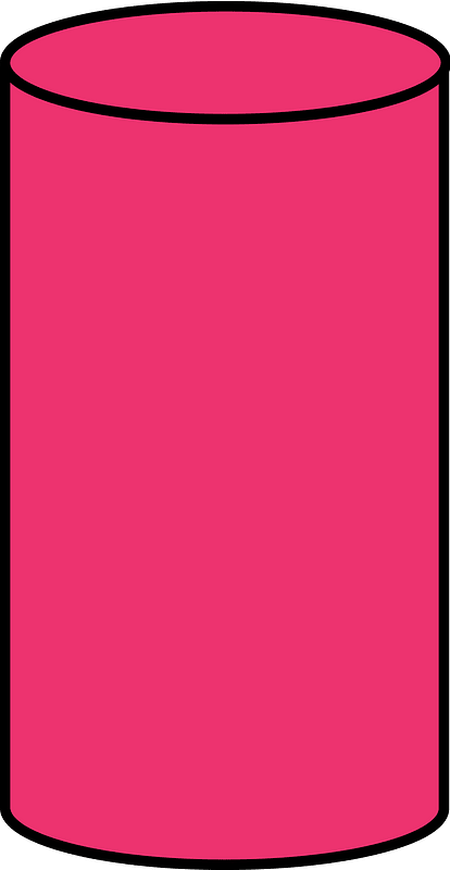 Pink Cylinder clipart. Free download transparent .PNG | Creazilla