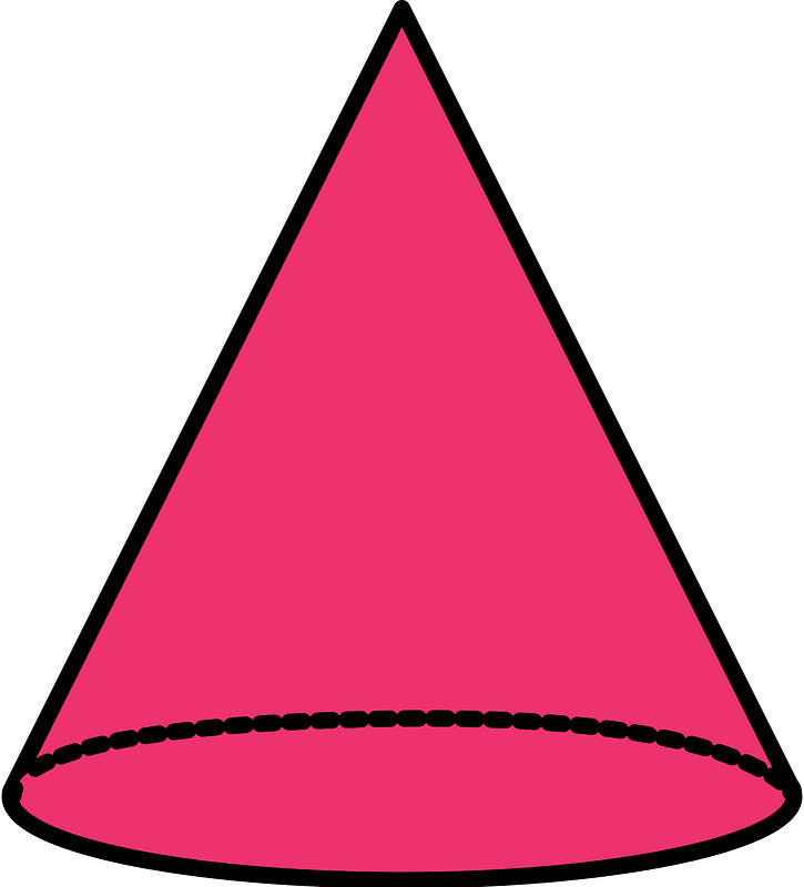 Pink Cone clipart. Free download transparent .PNG | Creazilla