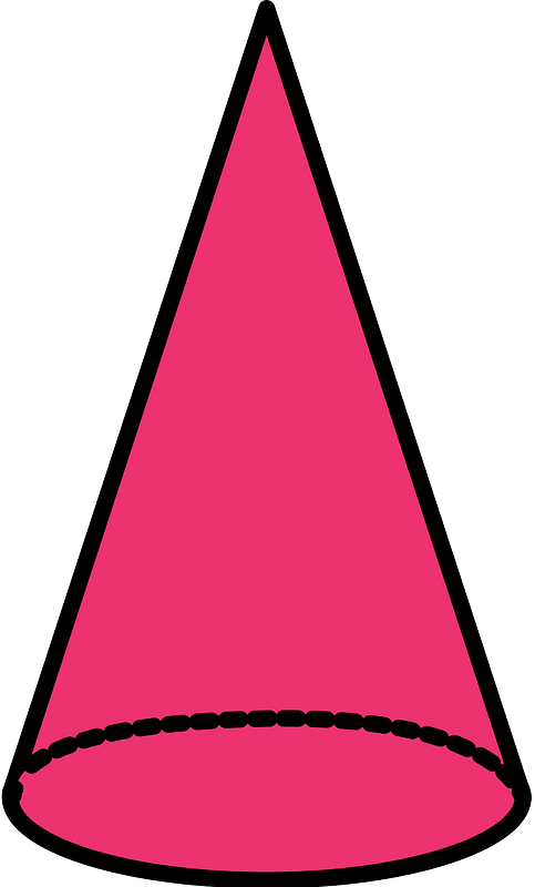 Pink Cone clipart. Free download transparent .PNG | Creazilla