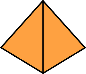 Orange Square Based Pyramid clipart. Free download transparent .PNG ...