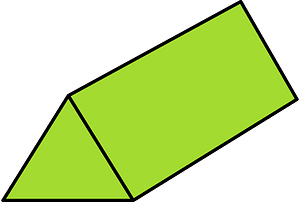 Lime Triangular prism clipart. Free download transparent .PNG | Creazilla