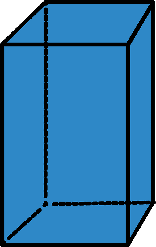 Blue Rectangular cuboid clipart. Free download transparent .PNG | Creazilla