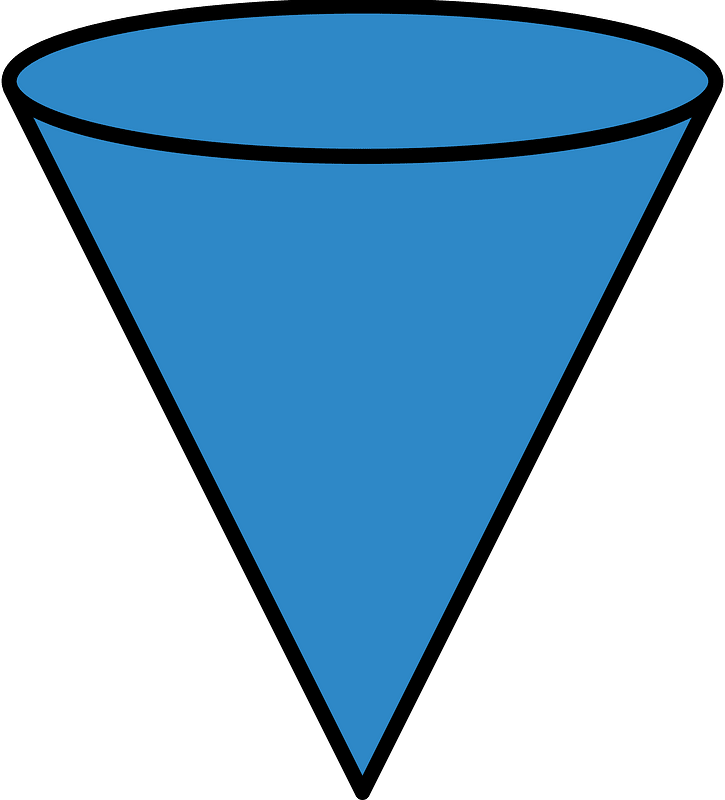 Blue Cone clipart. Free download transparent .PNG | Creazilla
