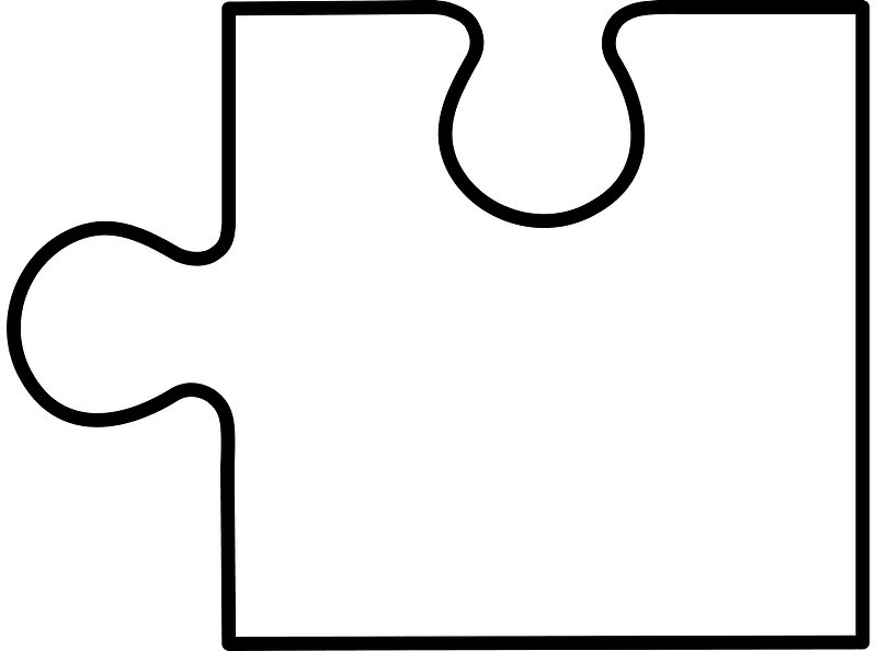 White jigsaw puzzle piece clipart. Free download transparent .PNG ...