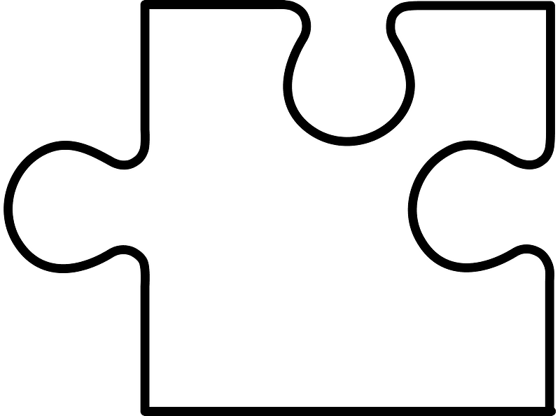 White jigsaw puzzle piece clipart. Free download transparent .PNG ...