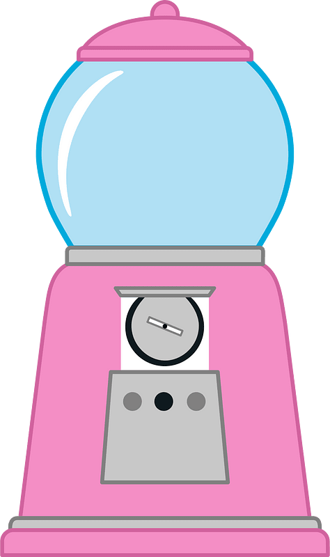 Purple empty gumball machine - Free vector clipart images on creazilla.com