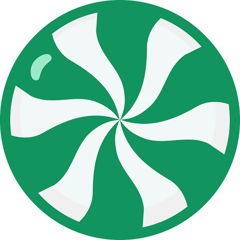 Green peppermint swirl candy clipart. Free download transparent .PNG ...