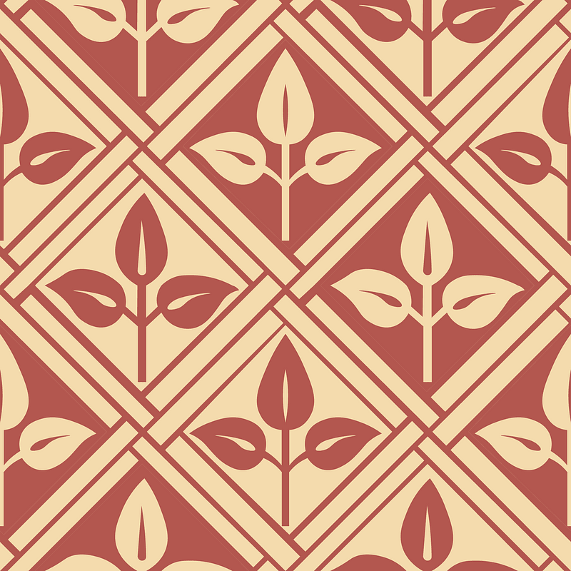 Medieval Diaper pattern suitable for wall spaces of moderate dimensions ...