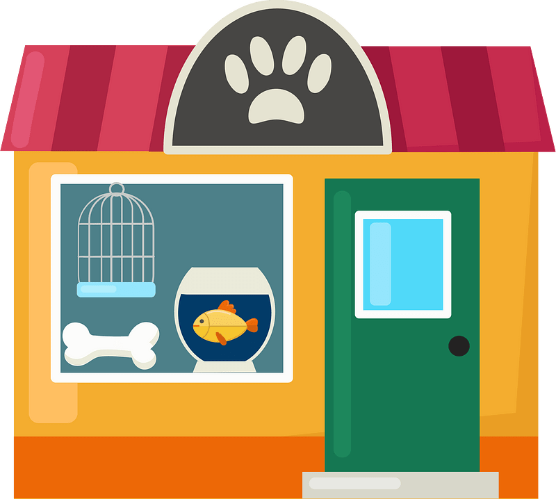 Pet shop - Free vector clipart images on creazilla.com