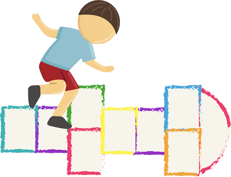 Hopscotch clipart. Free download transparent .PNG | Creazilla