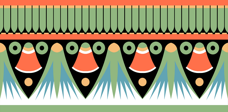 Egyptian Tomb Ceiling Decoration clipart. Free download transparent ...