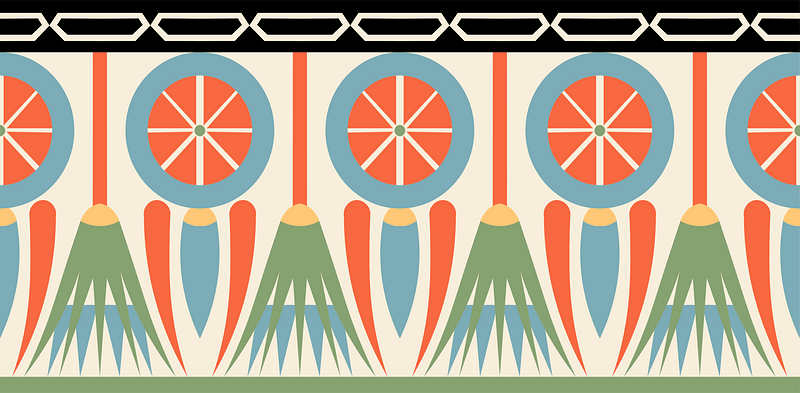 Egyptian Tomb Ceiling Decoration clipart. Free download transparent ...