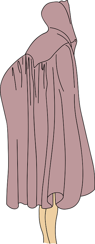 Cloak made of scarlet woollen clipart. Free download transparent .PNG ...