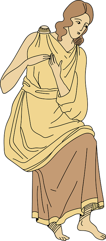 Gallic costume taken from an ancient bronze B.C. 600 clipart. Free ...