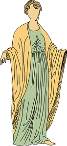Roman lady - Free vector clipart images on creazilla.com