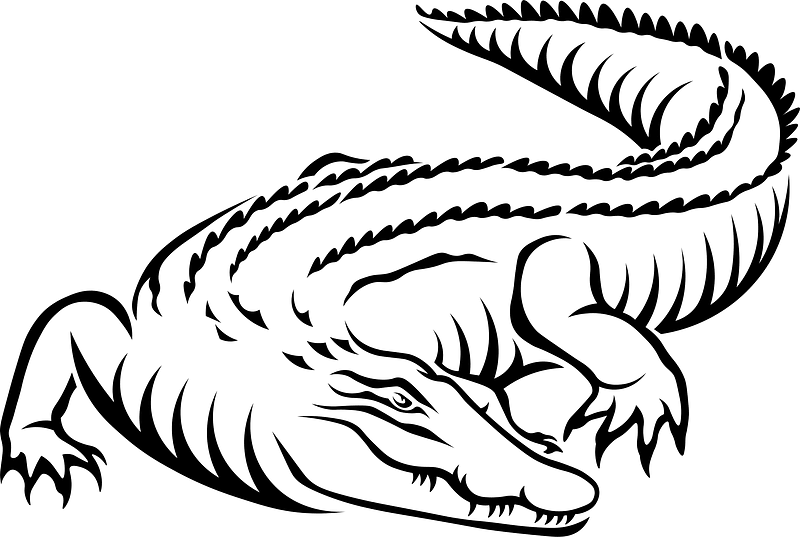Crocodile - Free vector clipart images on creazilla.com