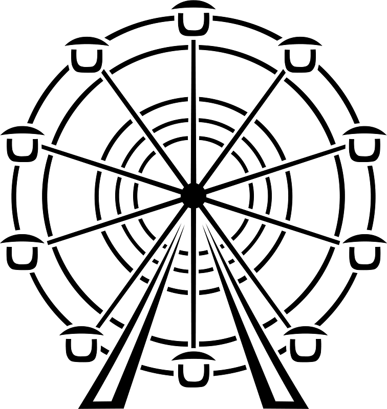 Ferris Wheel - Free vector clipart images on creazilla.com