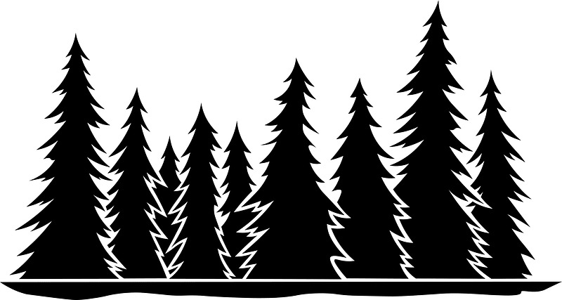 Tree Line - Free vector clipart images on creazilla.com