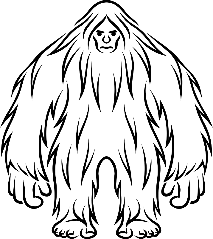 Yeti clipart. Free download transparent .PNG | Creazilla