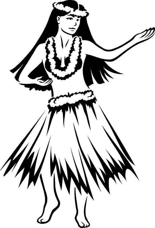 Hula Girl clipart. Free download transparent .PNG | Creazilla