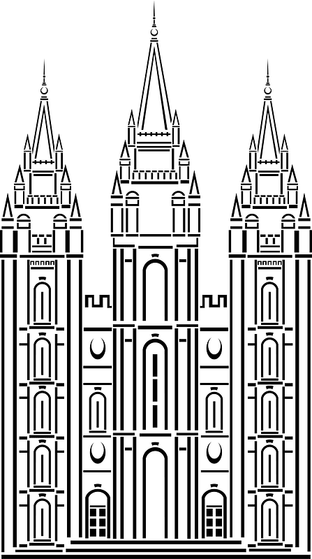 Salt Lake Lds Temple - Free vector clipart images on creazilla.com