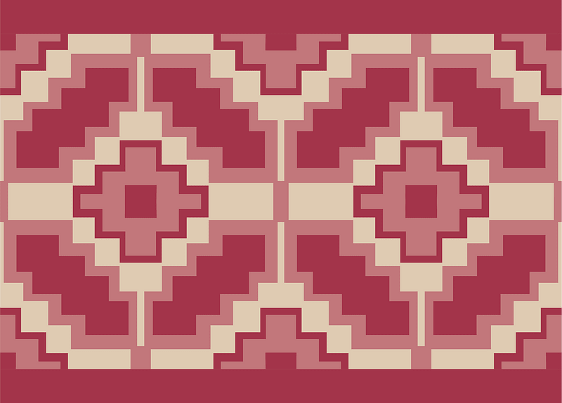 Austrian embroidery pattern - Free vector clipart images on creazilla.com