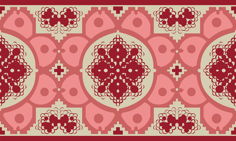 Austrian embroidery pattern - Free vector clipart images on creazilla.com