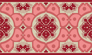Austrian embroidery pattern - Free vector clipart images on creazilla.com