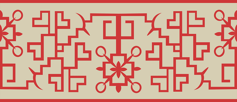 Austrian embroidery pattern - Free vector clipart images on creazilla.com