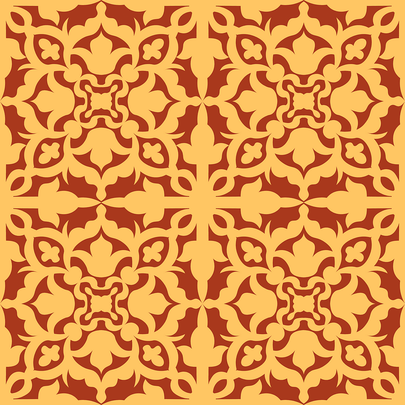 Arabesque applications of paper cut-outs (end of the 18th century ...