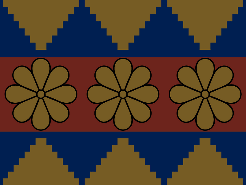 Assyrian pattern - Free vector clipart images on creazilla.com