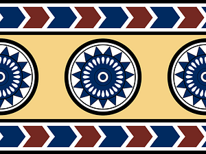 Assyrian pattern - Free vector clipart images on creazilla.com