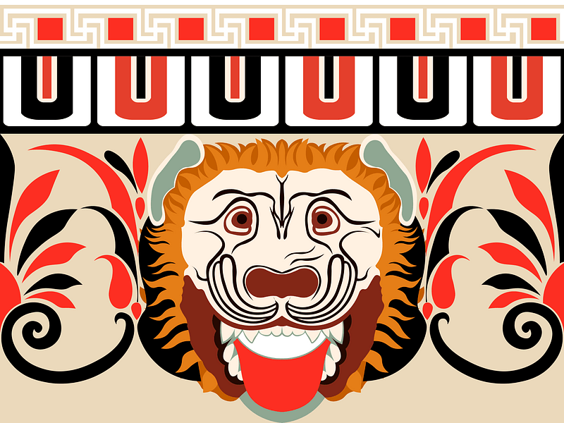 Greek pattern - Free vector clipart images on creazilla.com