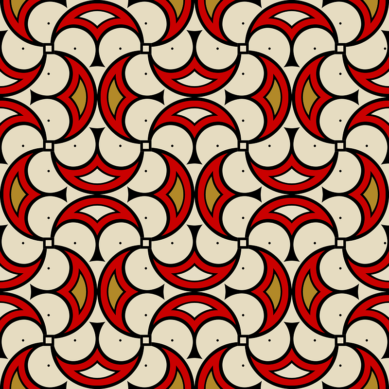 Middle Ages pattern - Free vector clipart images on creazilla.com