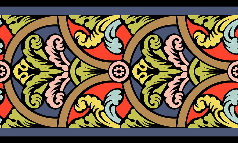 Middle Ages pattern - Free vector clipart images on creazilla.com